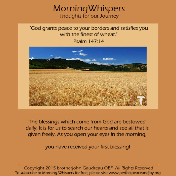 Receive You First Blessing - United Church of Christ