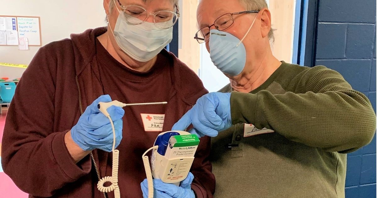 For blood drive, food pantry, Maine church members don masks, gloves ...