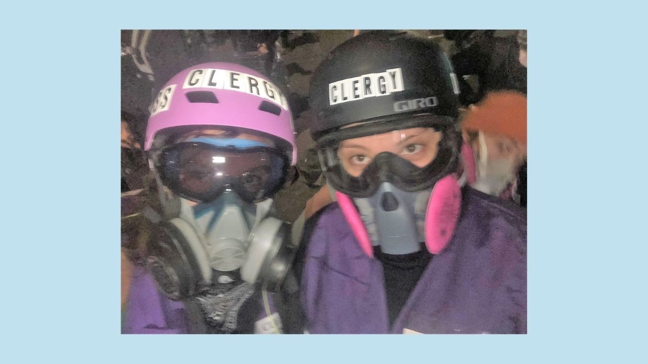 UCC people present at Portland protests with gas masks, safe space ...