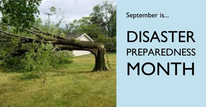 September is Disaster Preparedness Month - United Church of Christ