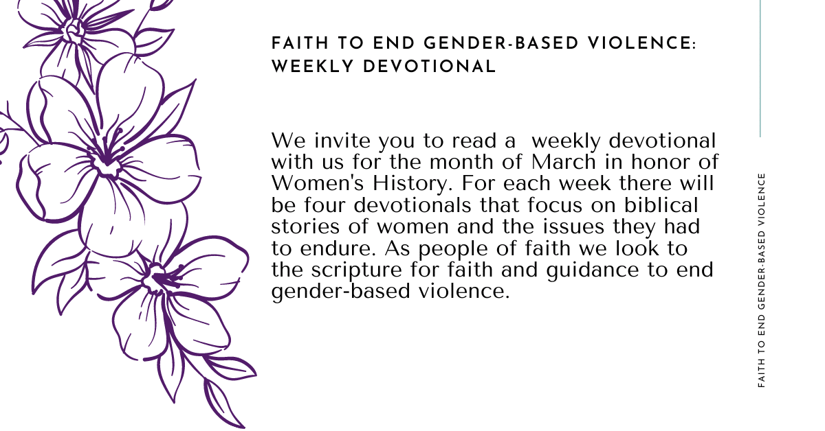 Faith to End Gender-Based Violence Devotionals and Prayers - United ...