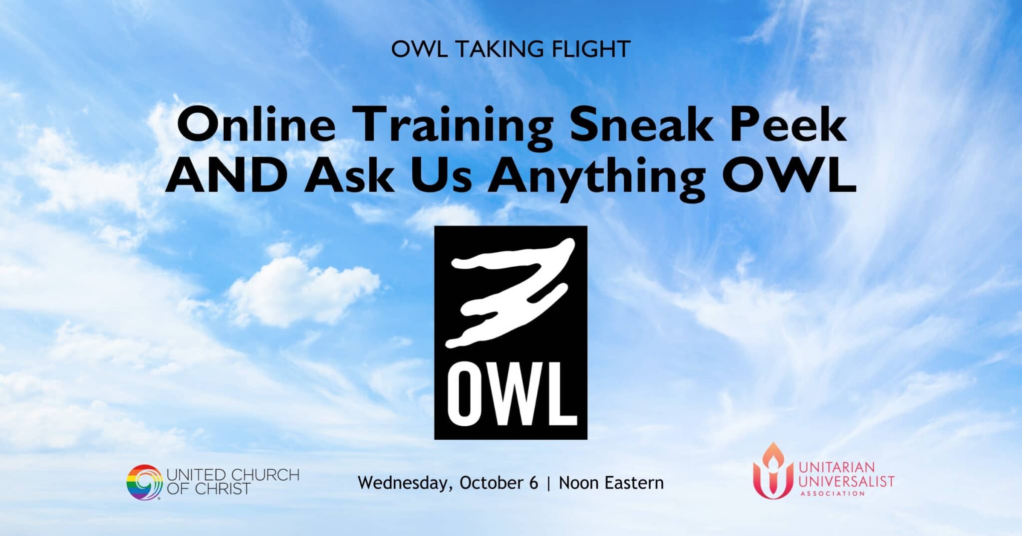 OWL Taking Flight: Online Training Sneak Peek - United Church of Christ