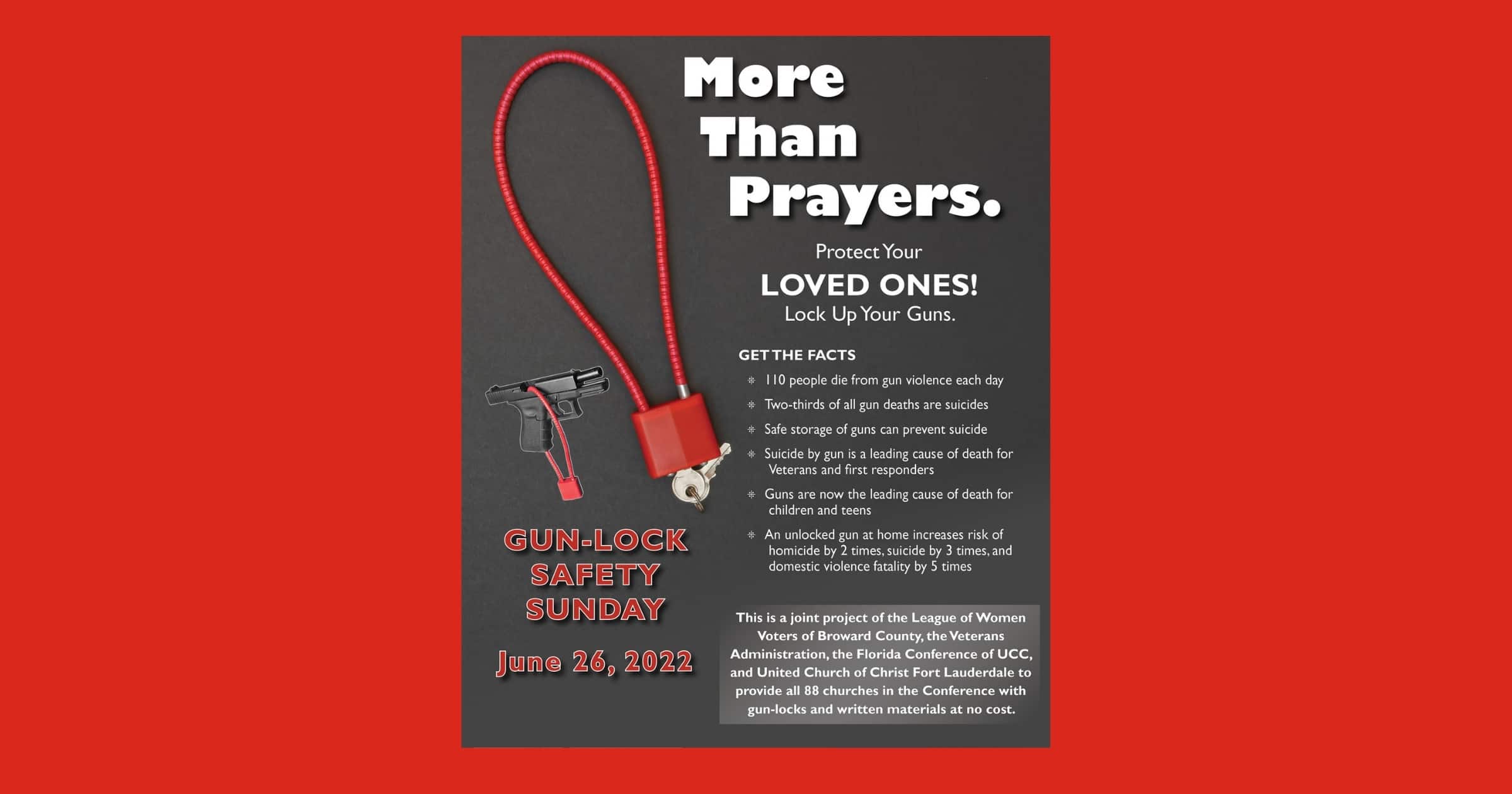 In Florida, 'Gun-Lock Safety Sunday' is one way to 'do something ...