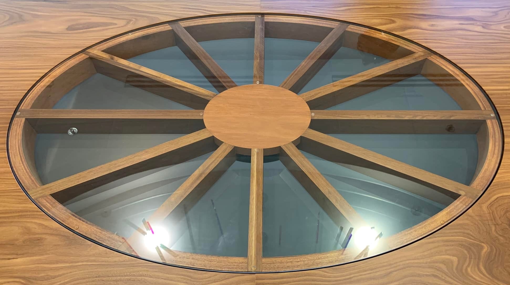 Sacred chapel table, and lighted glass from above, reappear in new ...