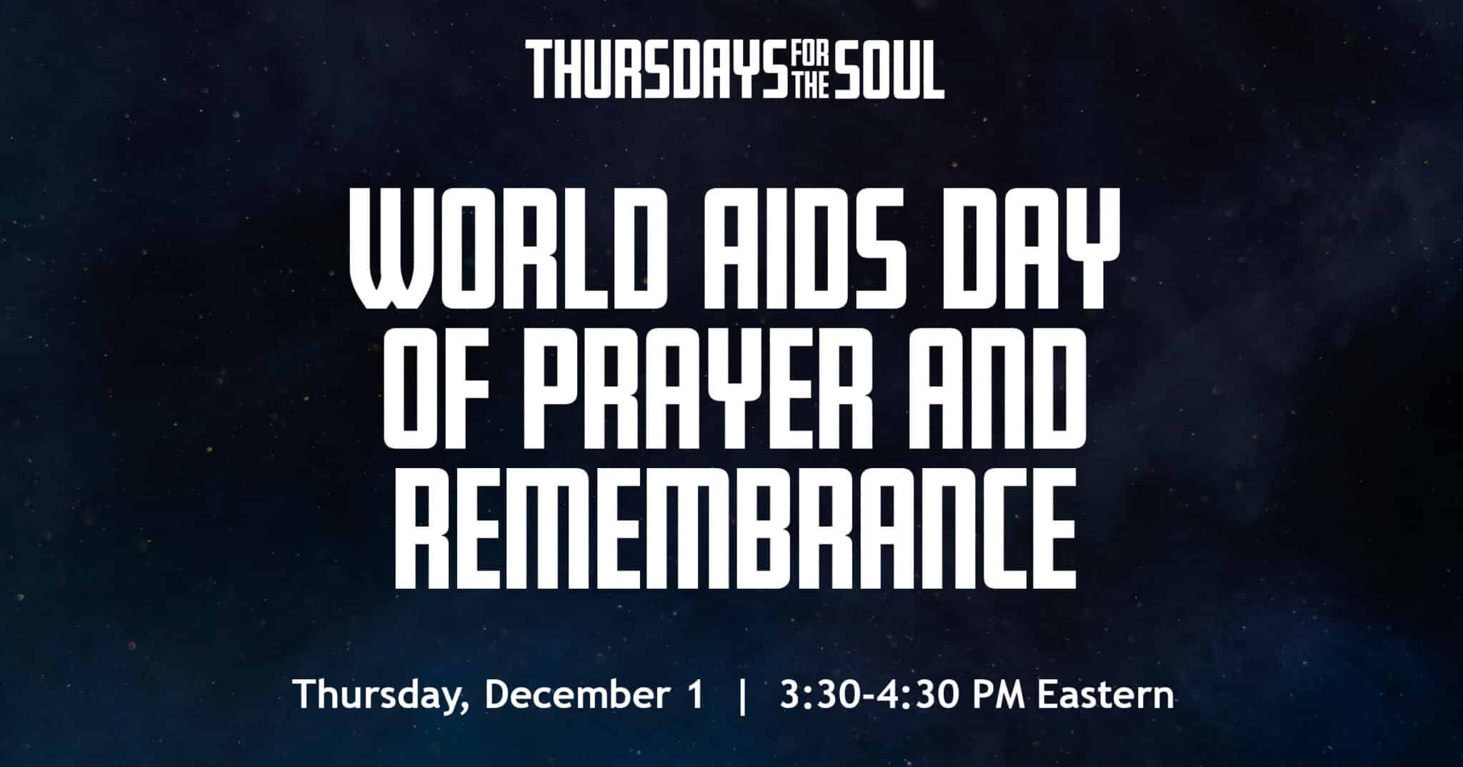 World AIDS Day of Prayer and Remembrance - United Church of Christ