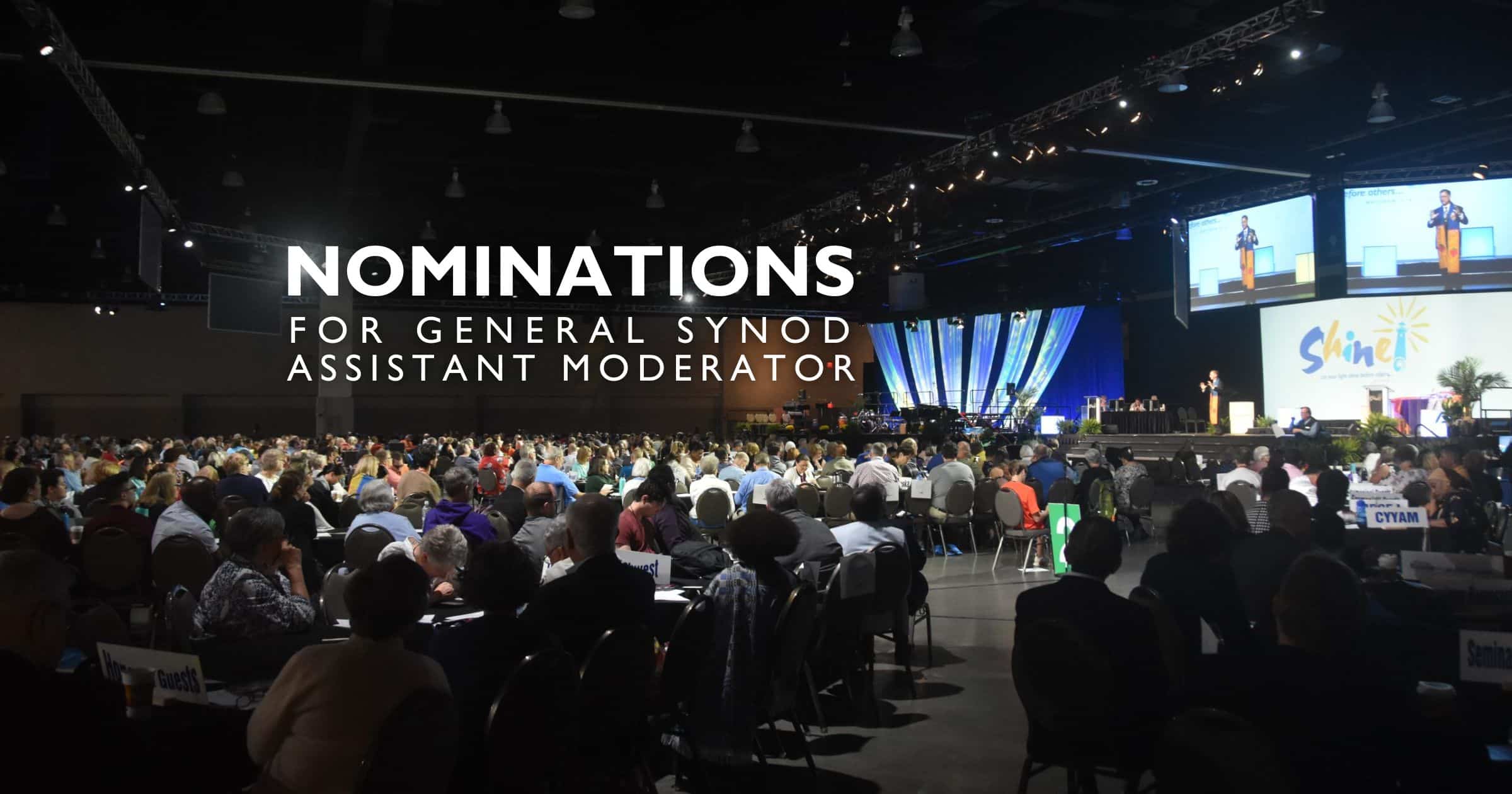 Lay candidates needed: Nominations for next Synod assistant moderator ...