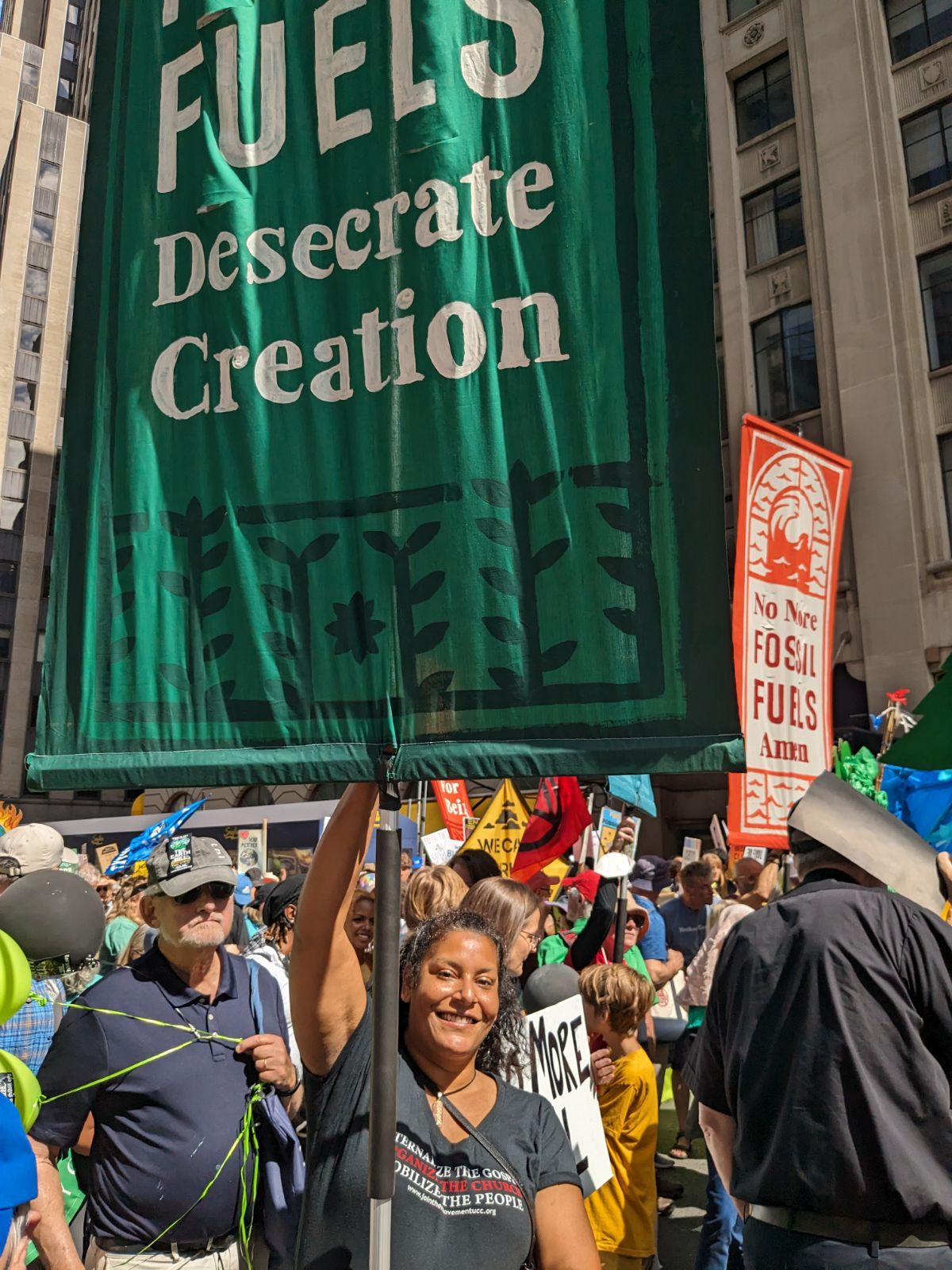Tens of thousands of climate activists march in NYC - United Church of ...