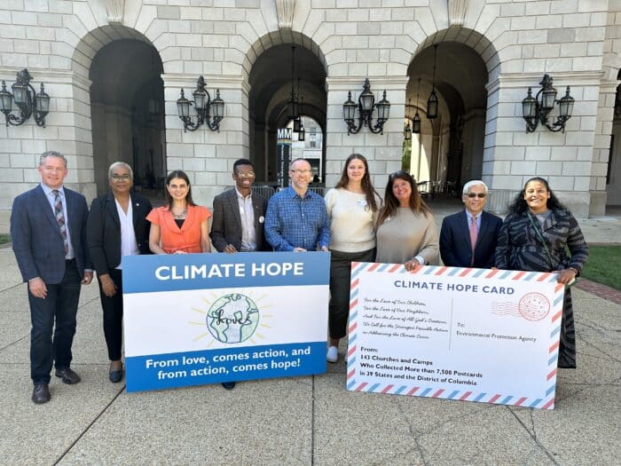 8,000 climate justice postcards delivered to EPA as ‘tangible prayer ...