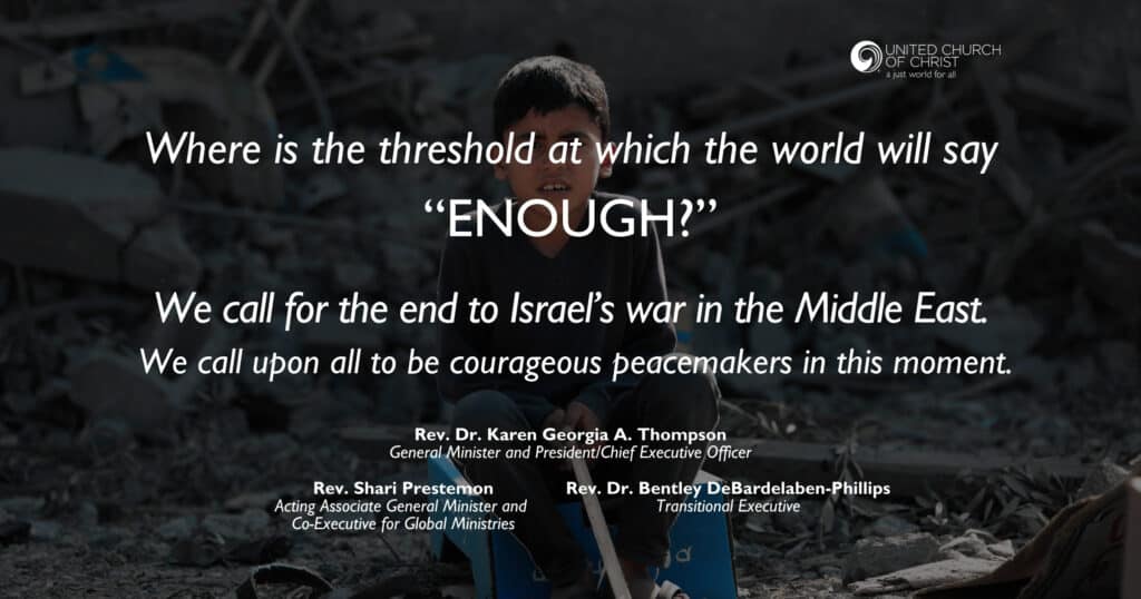 A Prophetic Call for Justice and Peace in Palestine - United Church of ...