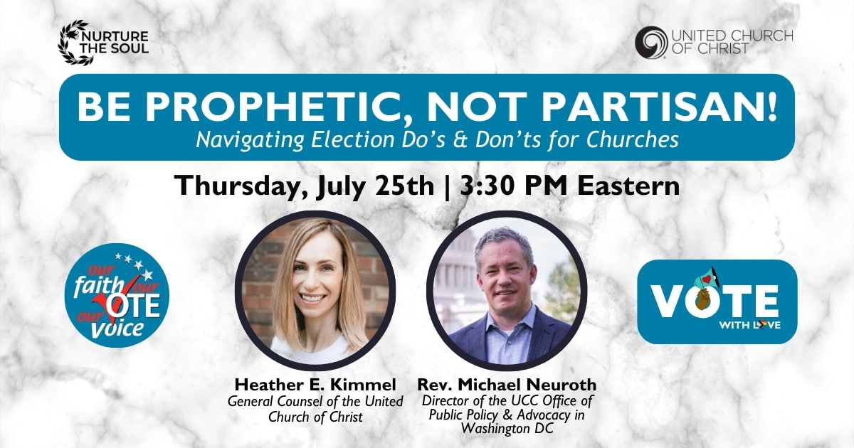 "Be Prophetic, not Partisan! Navigating the Do's and Don'ts for ...