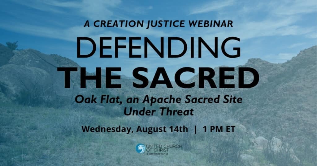 Defending the Sacred - United Church of Christ