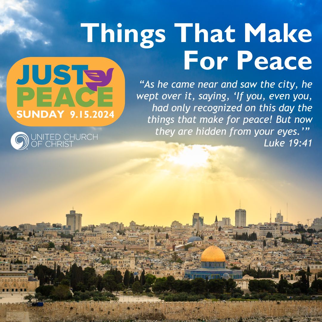 Just Peace Sunday 2024 - United Church of Christ