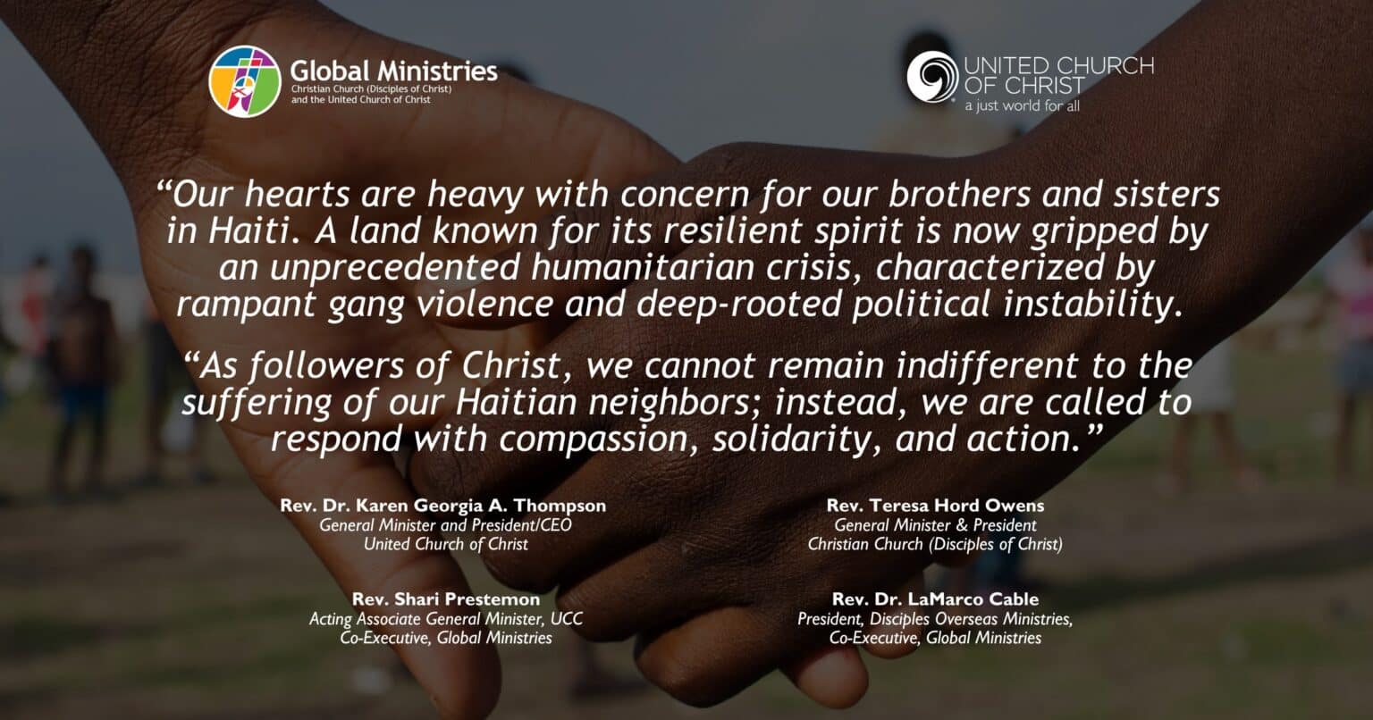 Global Ministries issues joint statement on current crisis in Haiti ...