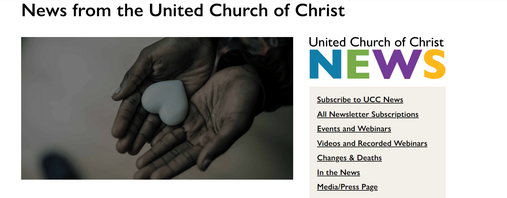 UCC News shares a refreshed look for readers - United Church of Christ