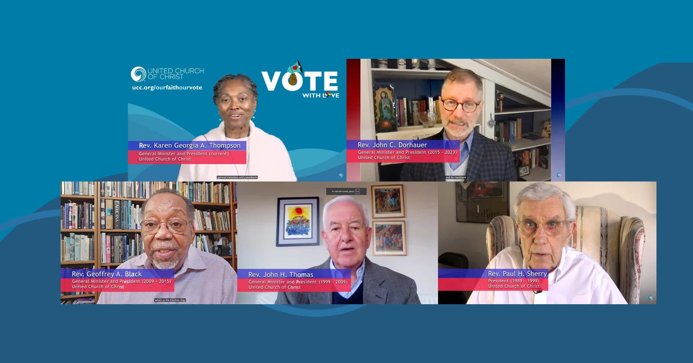 Current and former GMPs call on UCC to vote faithfully and with love - United Church of Christ