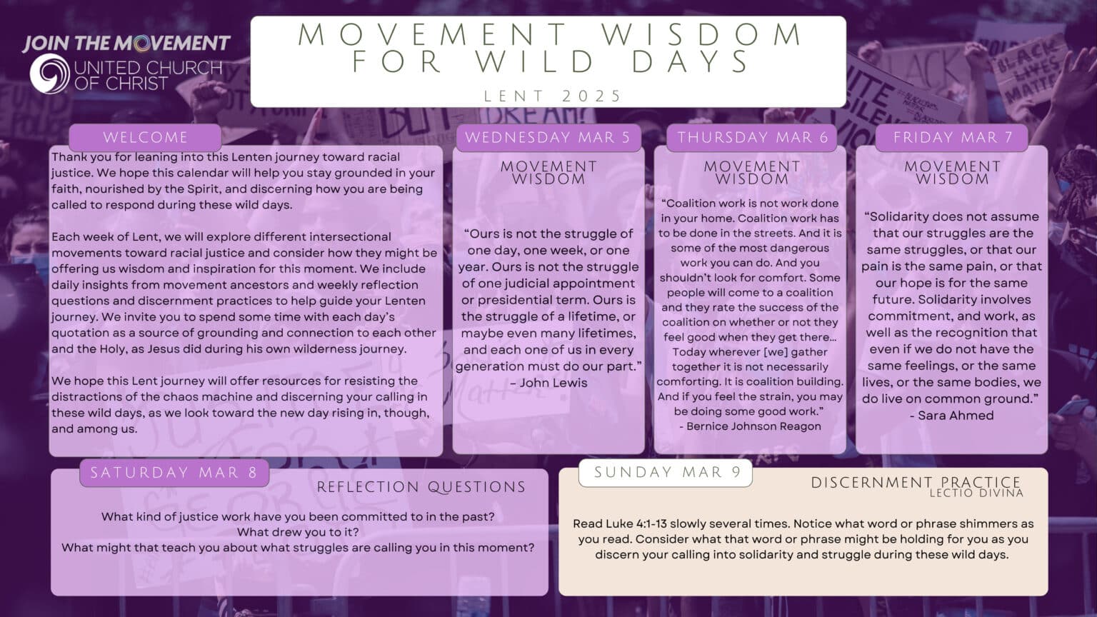 Lent 2025 resources offer nourishment, challenge, and encouragement to ...