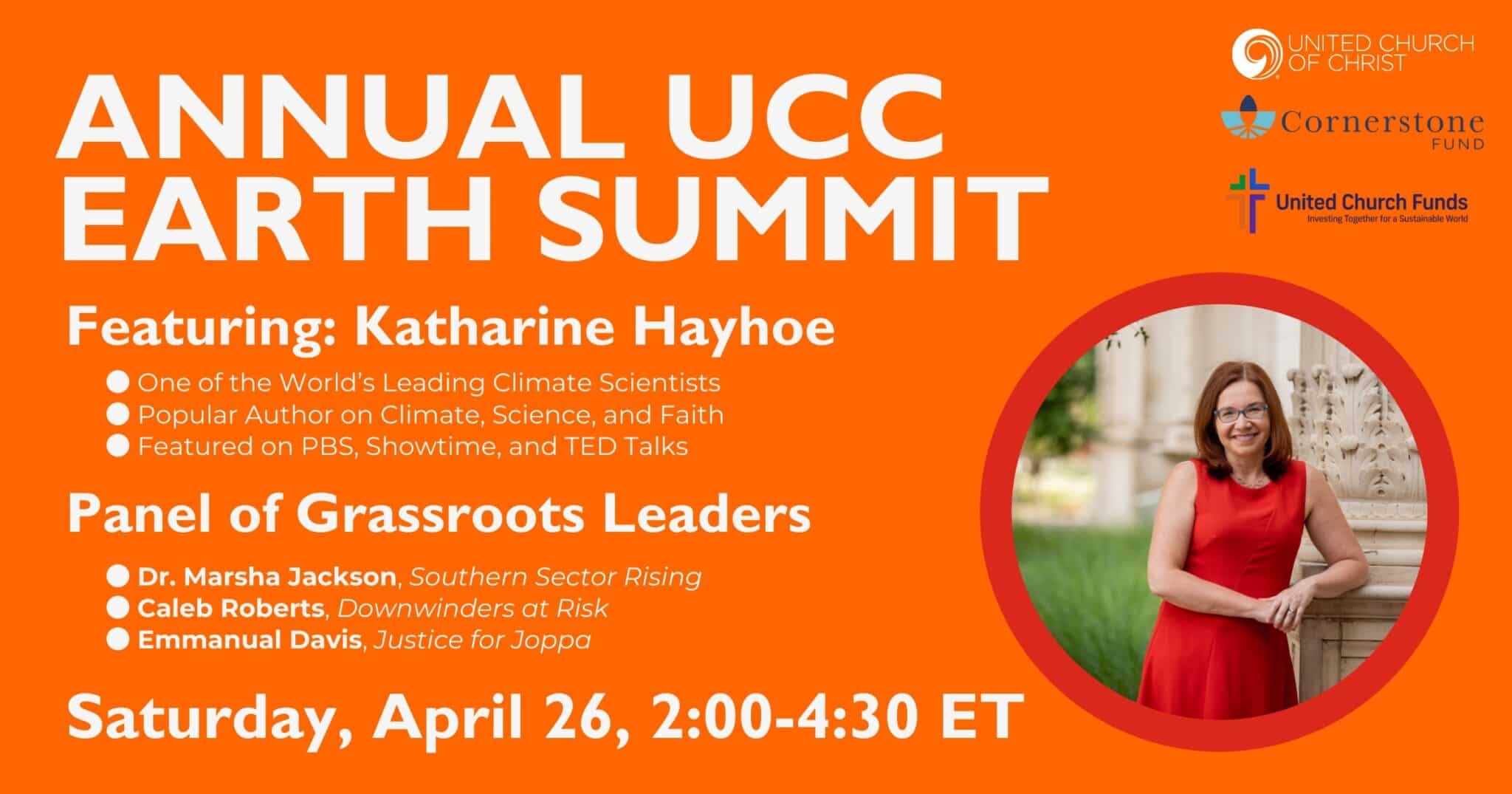 Annual UCC Earth Summit - United Church of Christ Annual UCC Earth Summit