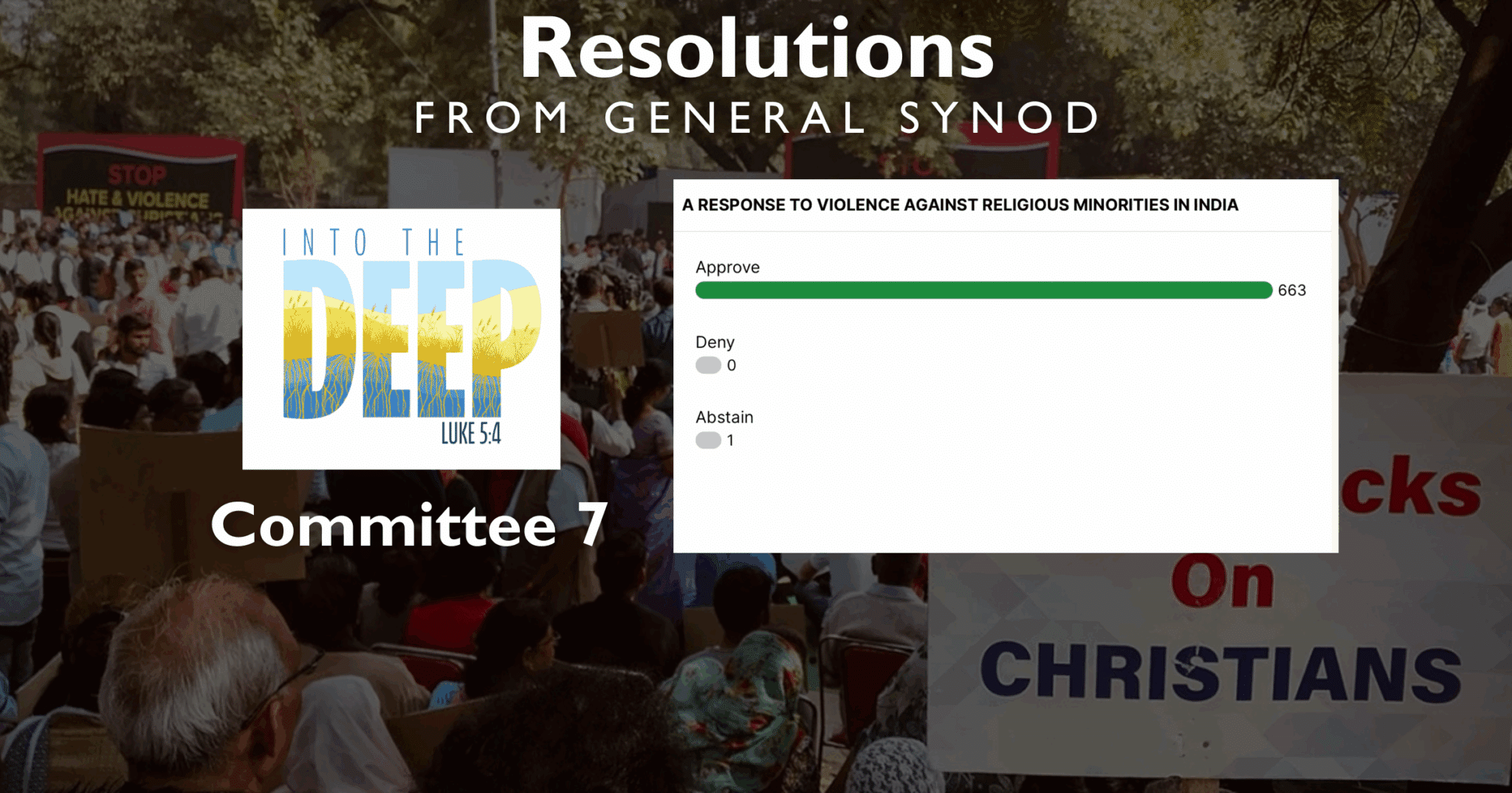 Synod seeks U.S. pressure to end violence against religious minorities ...